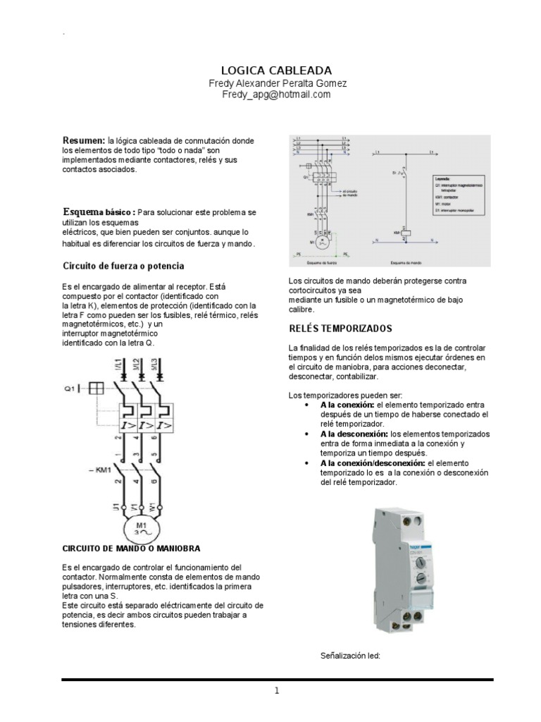 Logica Cableada | PDF | Puerta lógica | Diseño electronico
