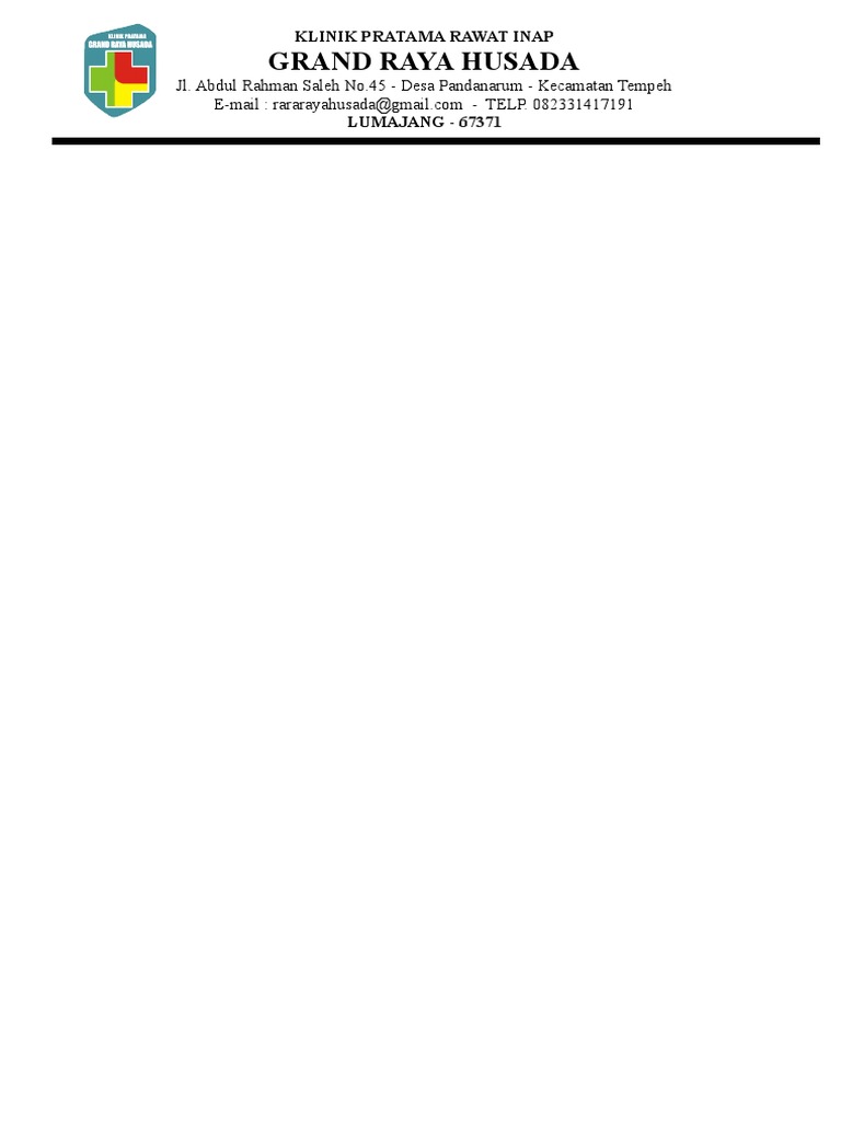 Kop Surat Grand Raya Husada | PDF