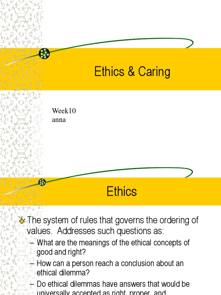 Ethics and Caring | PDF