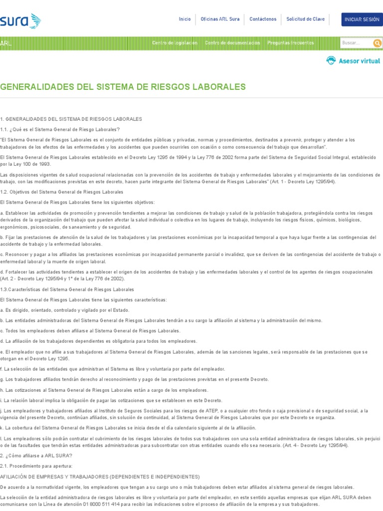 ARL SURA - Riesgos Laborales - ARL - ARL SURA - Riesgos Laborales - ARL ...