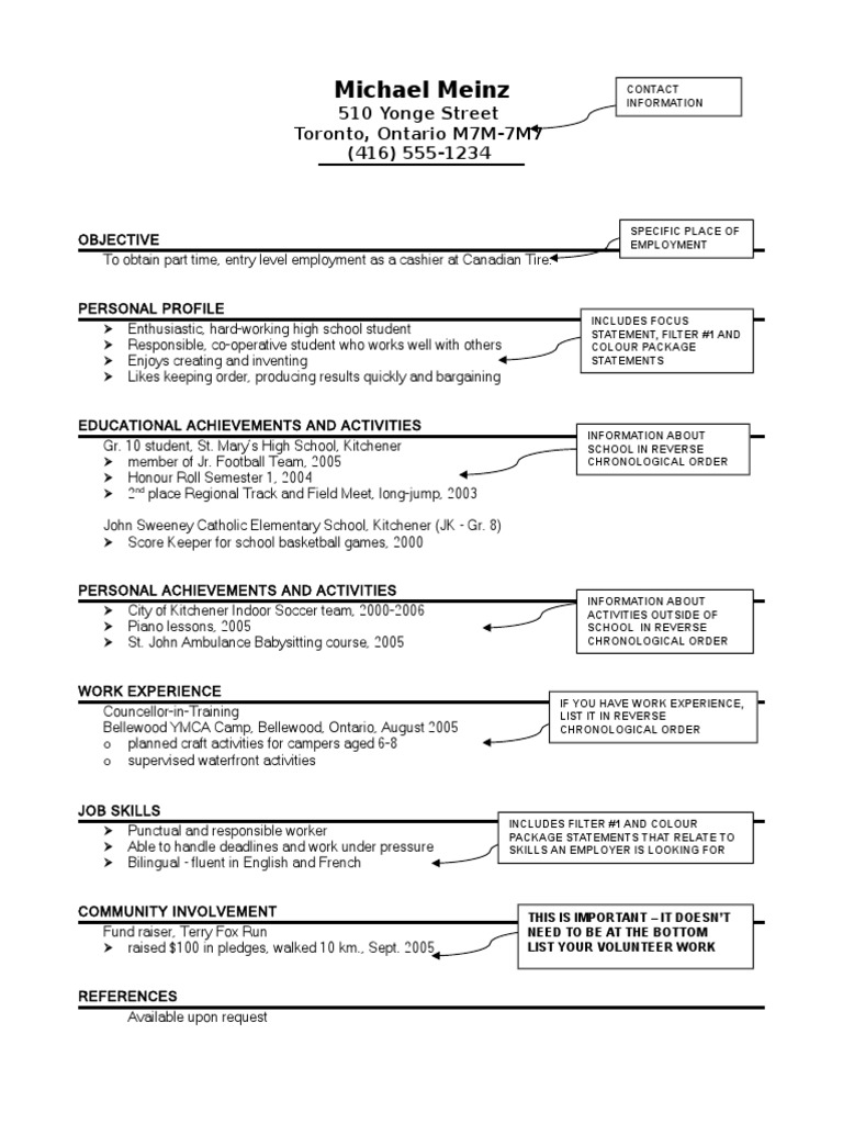 Student B Tech Resume Format | PDF | Résumé | Business