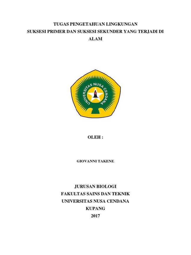 Suksesi Primer Dan Sekunder | PDF