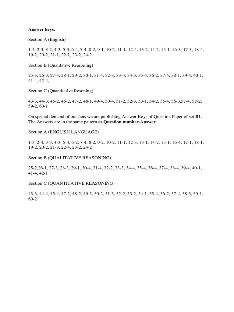 Answer Keys Class 9 Code b3 | PDF | Research Methods | Evaluation Methods