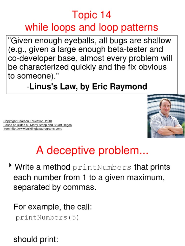 While Loops Loop Patterns | PDF | Integer (Computer Science) | String ...