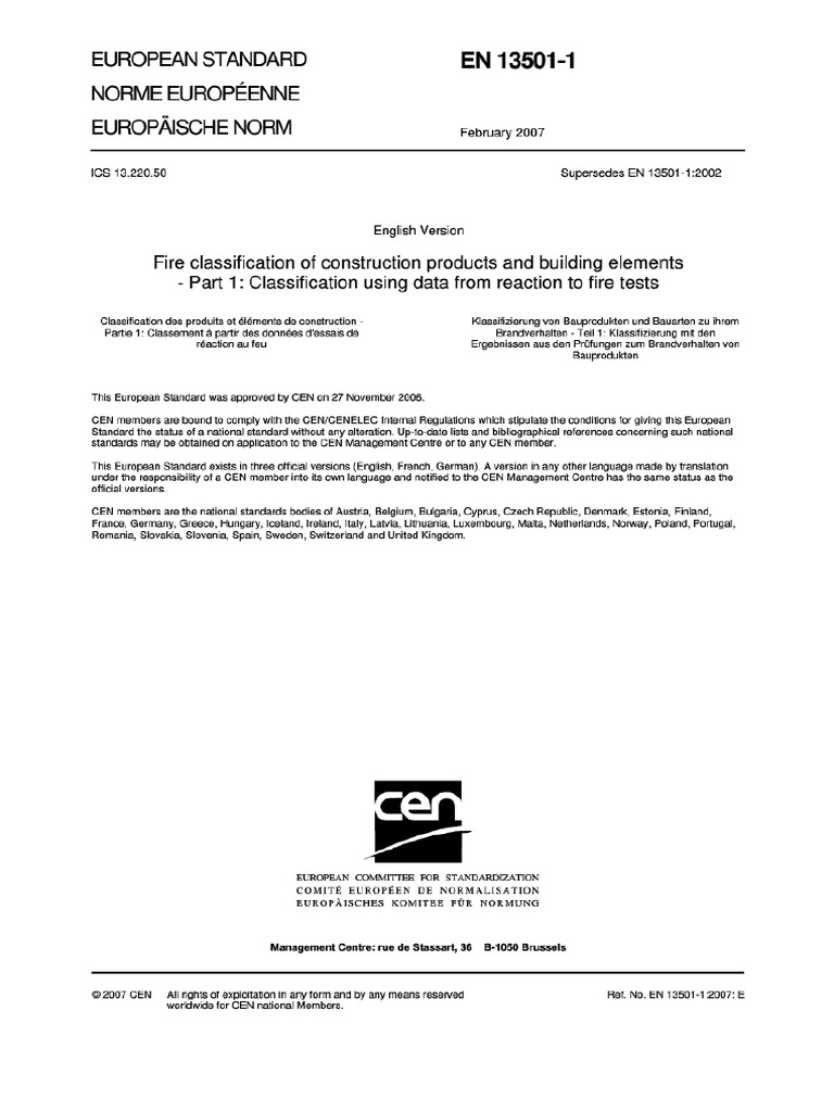 EN 13501-1