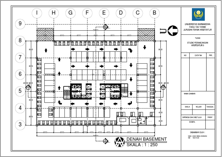 Denah Basement dan Fasilitas | PDF