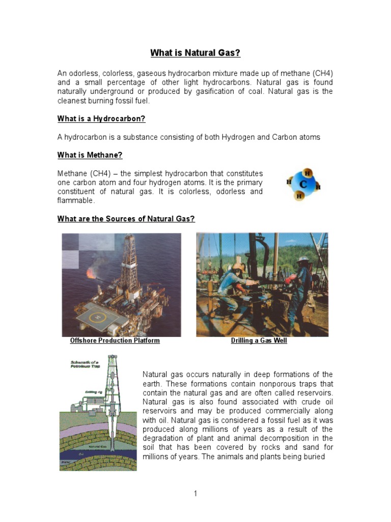 What Is Natural Gas | PDF | Natural Gas | Fuels