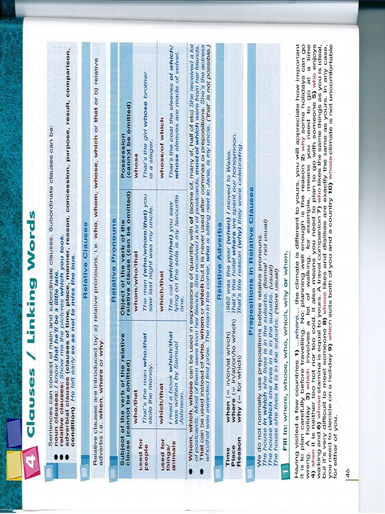 4 Clauses Linking Words | PDF