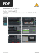 X32-Edit V2.5 | PDF | Microsoft Windows | Linux