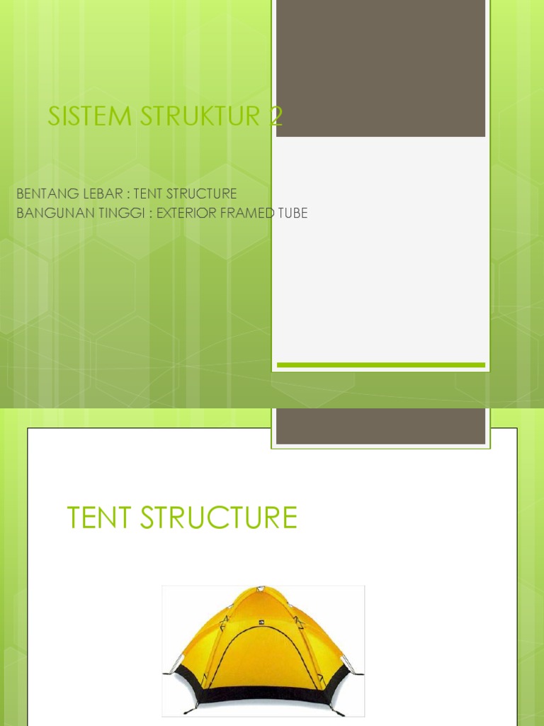 Struktur Tenda | PDF
