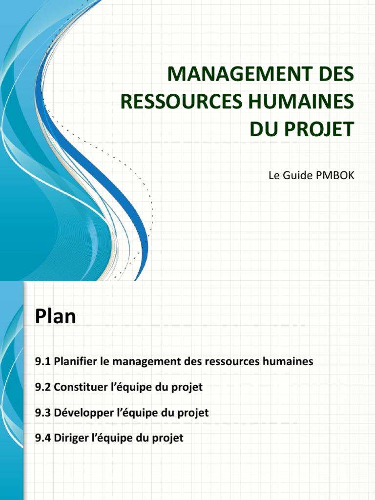 [7] Management Des Ressources Humaines Du Projet | Ressources humaines ...