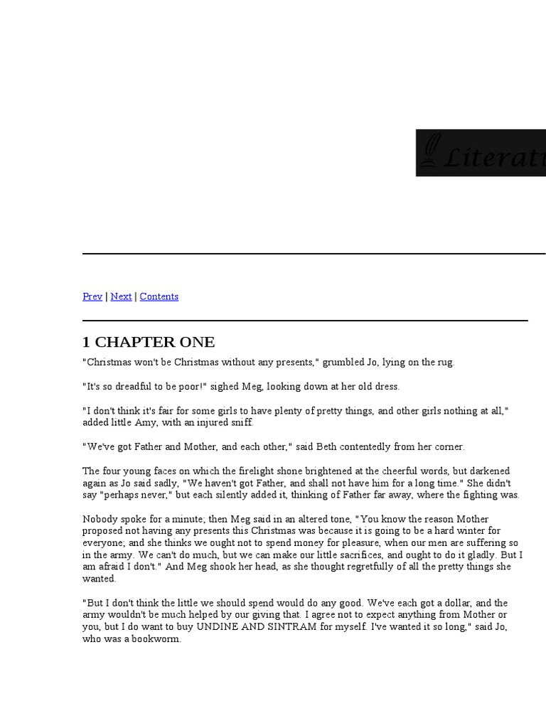 Little Women | PDF | Little Women | Meg Griffin