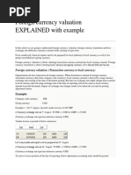 SAP Foreign Currency Revaluation Guide | PDF | Revaluation | Exchange Rate