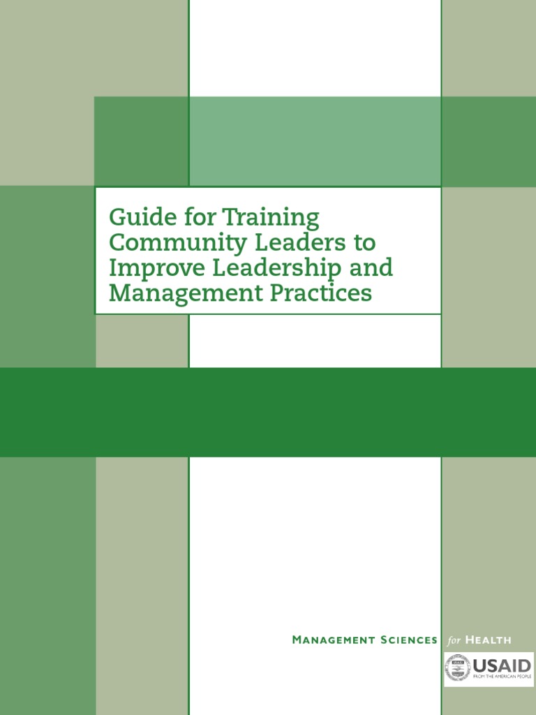 Community Leadership Guide - ENG PDF | PDF | Community | Leadership