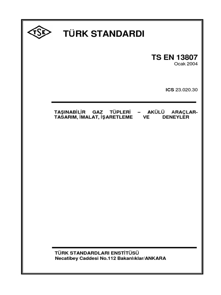 En 13807 TR | PDF