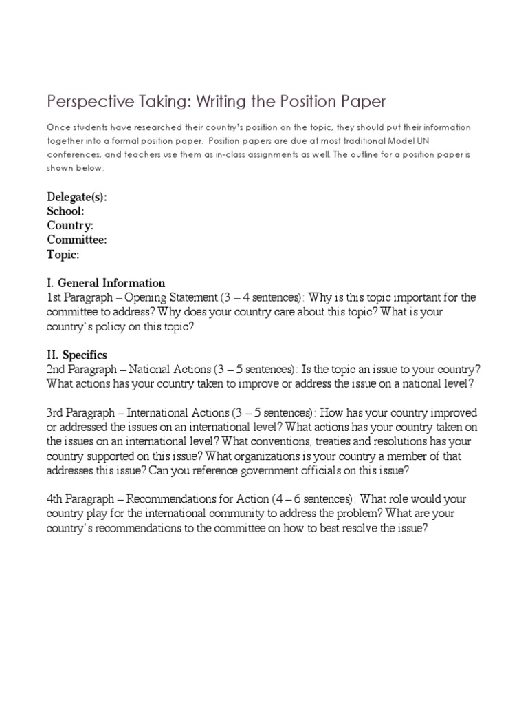 Position Paper Resource | PDF | Racism | Discrimination & Race Relations