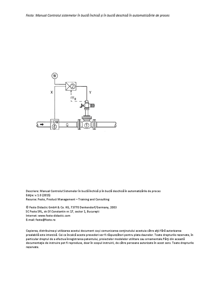 PA201 Controlul Sistemelor in Bucla Inchisa Si in Bucla Deschisa | PDF
