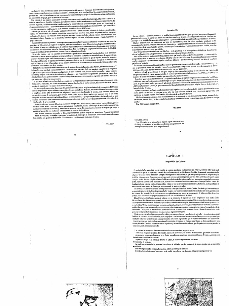 Signos Del Dilogun y Obras de Cada Signo PDF | PDF