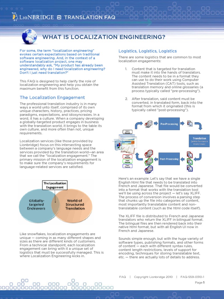 What Is Localization Engineering? | PDF | Translations | Engineering