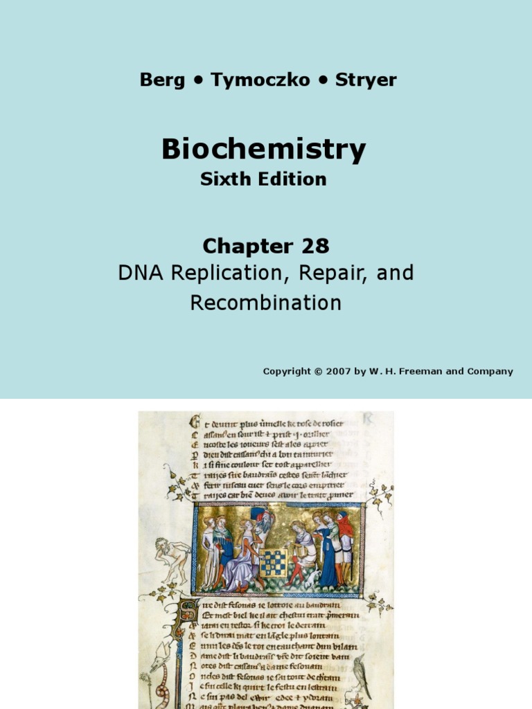 Biochemistry: Berg - Tymoczko - Stryer | PDF