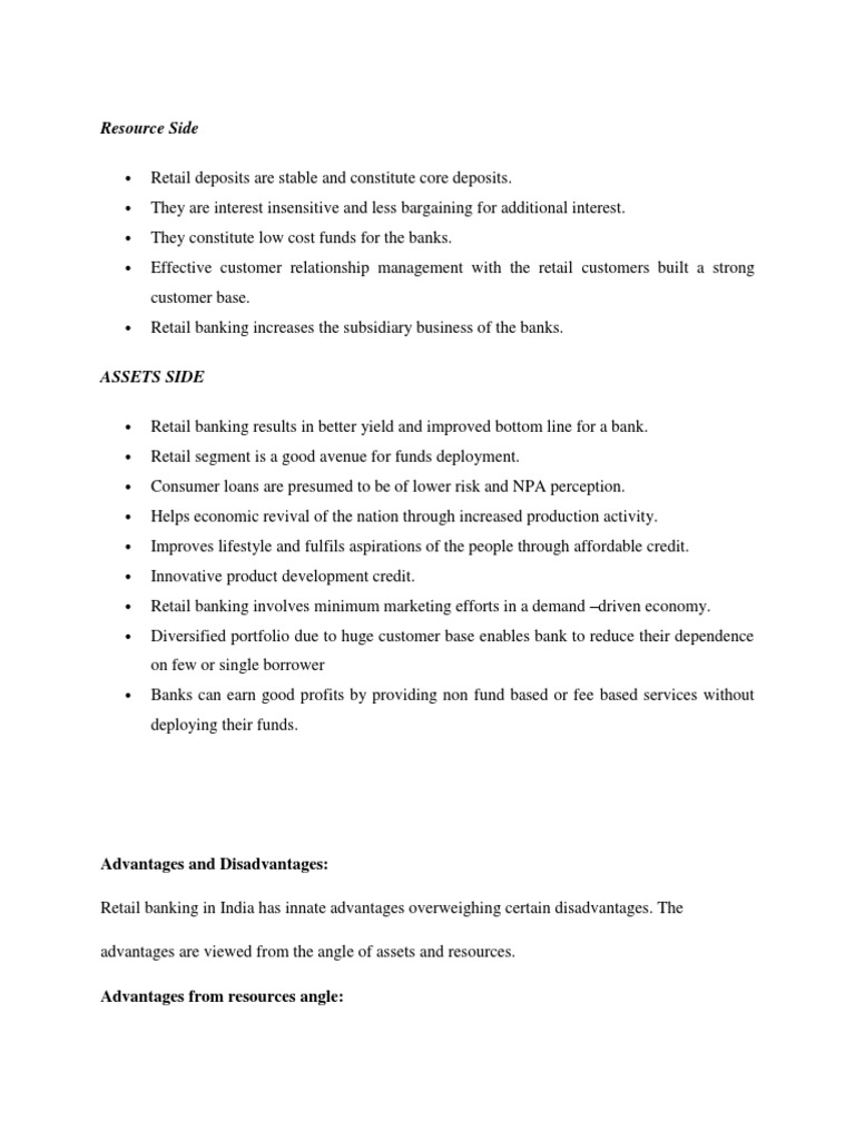 Assignment Retail Banking | PDF | Banks | Retail