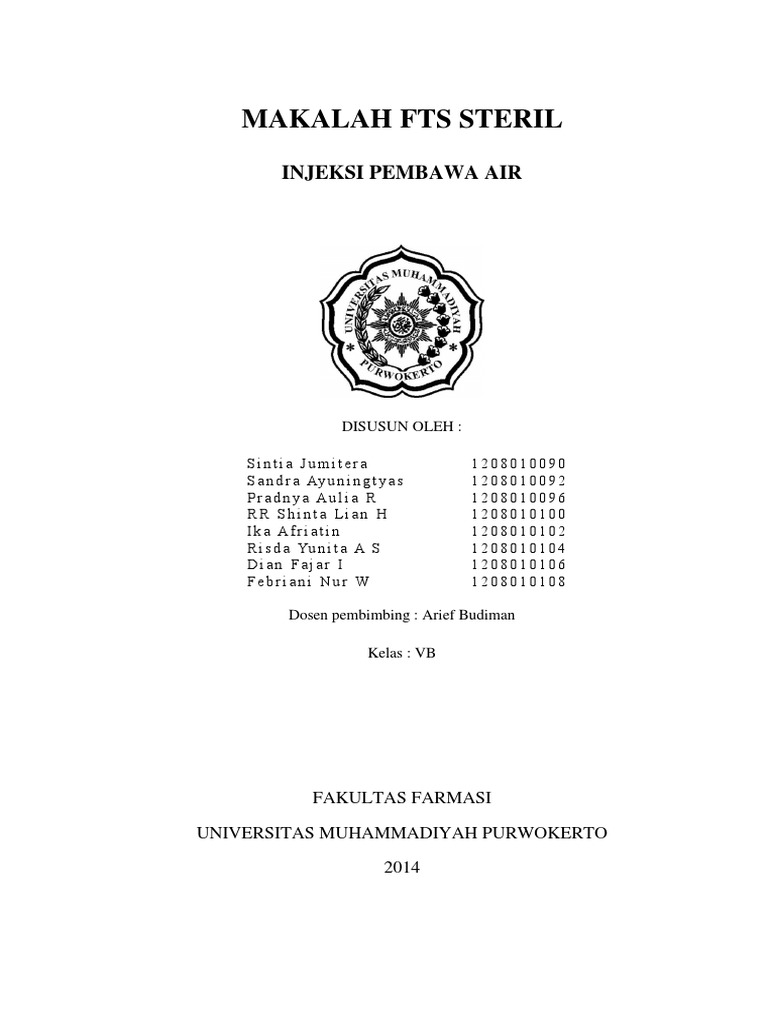 Injeksi Pembawa Air | PDF