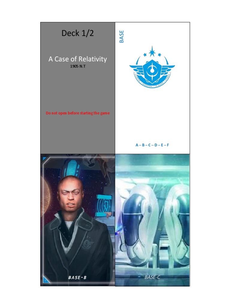 A Case of Relativity Letter DuplexPrint v1.1 | PDF | Black Market ...