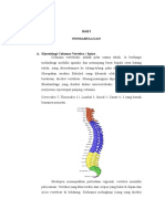 Anatomi Dan Fisiologi Vertebrae Cervical | PDF