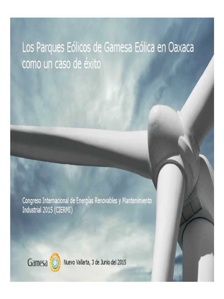 Los Parques E Licos de La Ventosa, Oaxaca | PDF | Granja eólica | Energía eólica