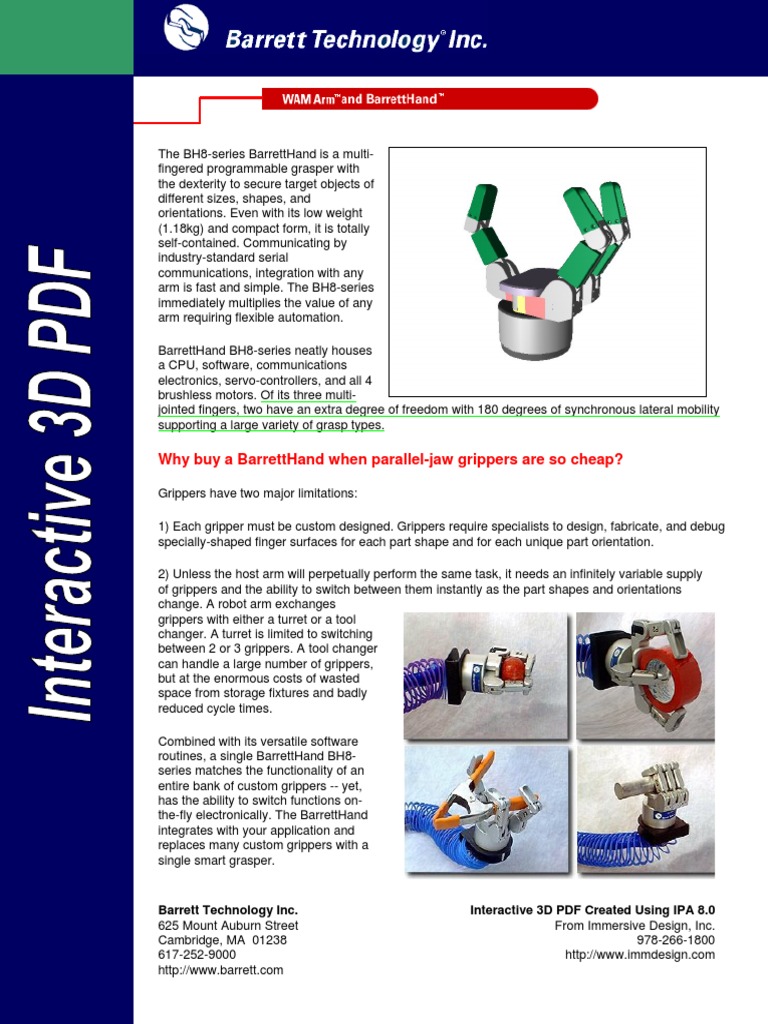 Barrett Hand | PDF | Computer Engineering | Electrical Engineering