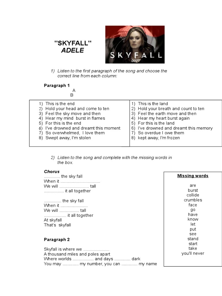 Skyfall Adele | PDF | Leisure