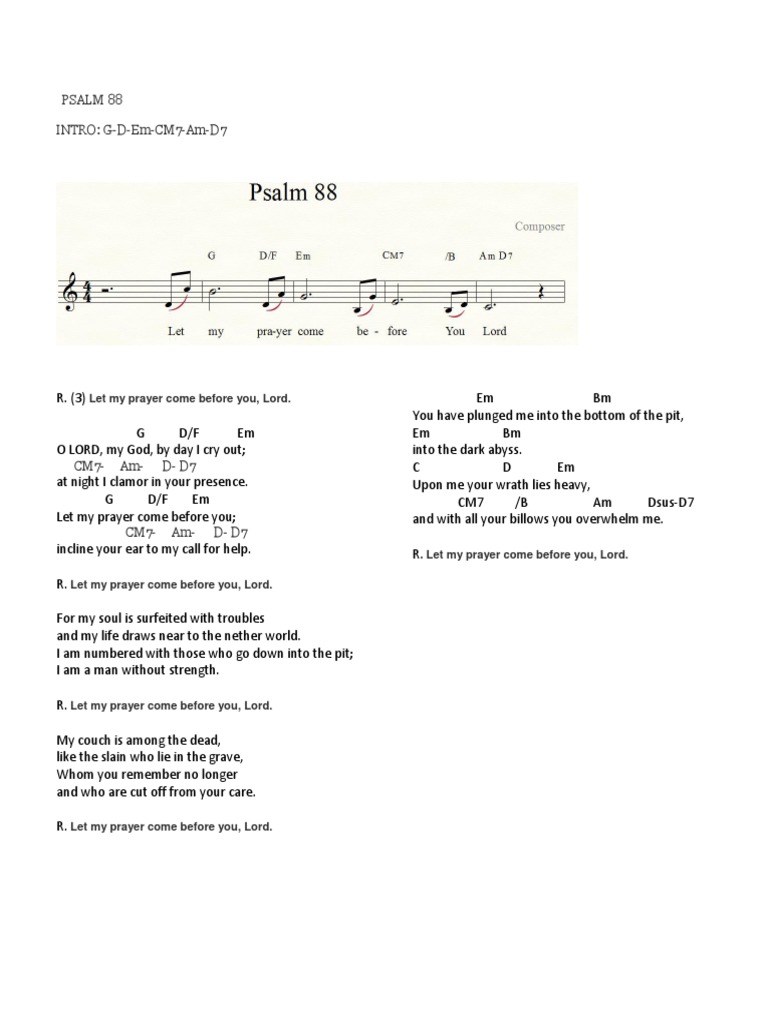 Psalm 88 | PDF