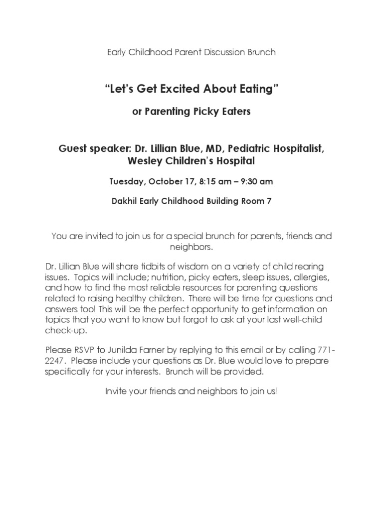 Parent Discussion Group | PDF