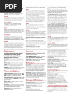 D&D 5E Combat Actions Cheat Sheet | PDF | Gaming | Leisure
