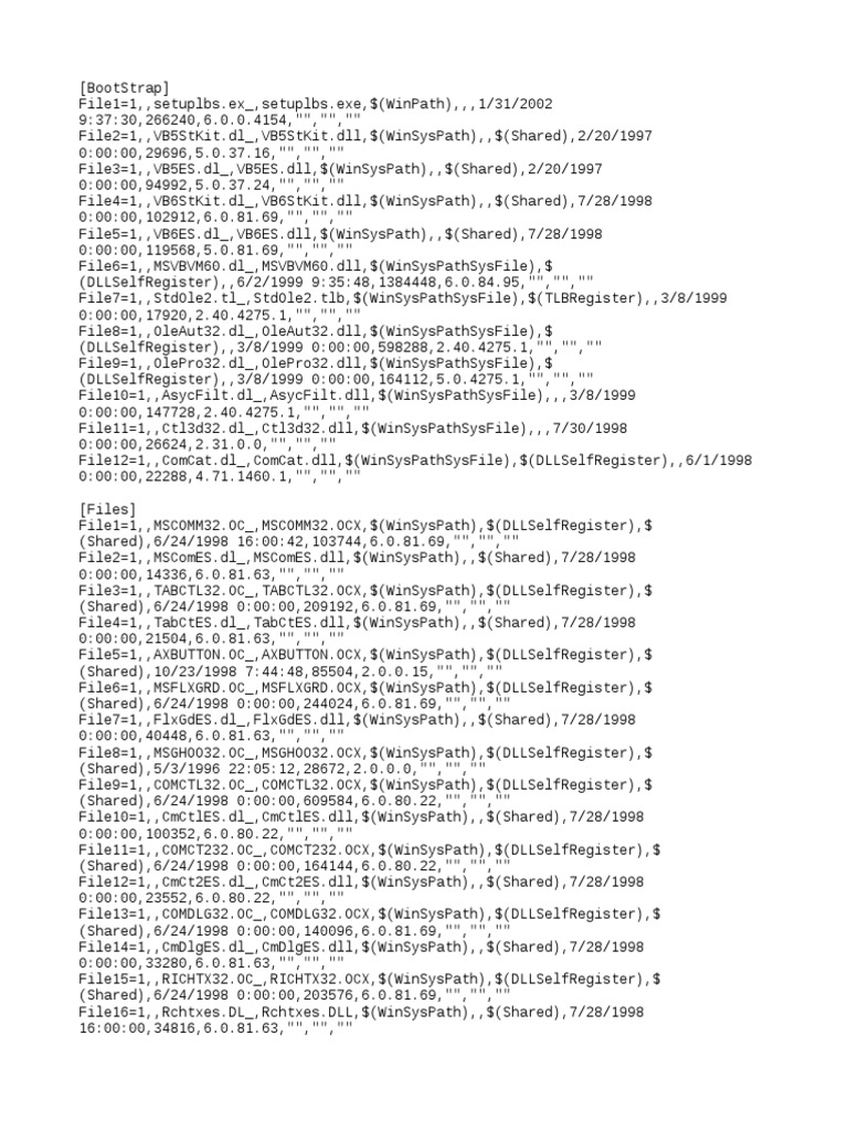 Setup LST | Download Free PDF | Ibm Pc Compatibles | Data Management