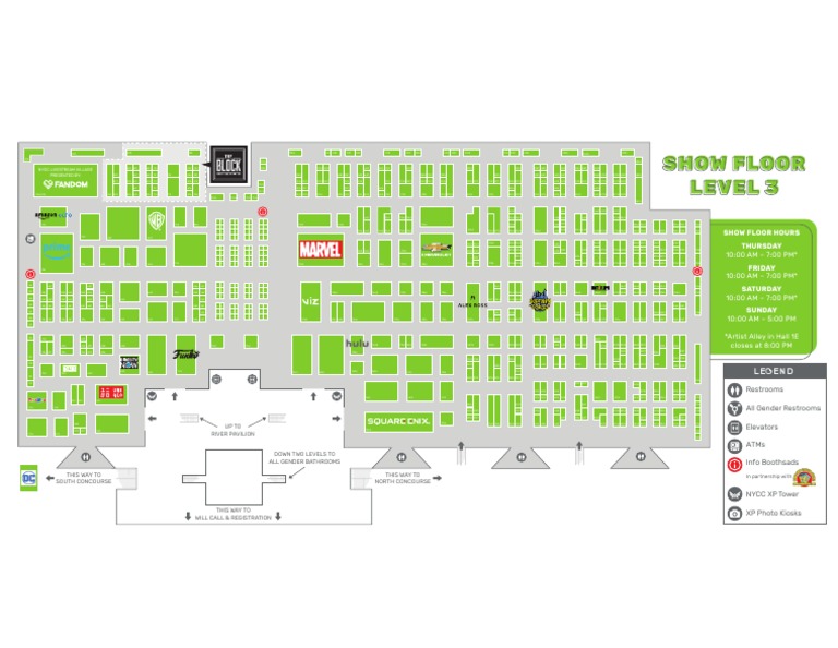 NYCC17 Show Floor Website | PDF | Leisure