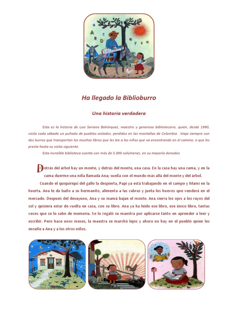 La historia del Biblioburro en Colombia | PDF | Libros | Ocio