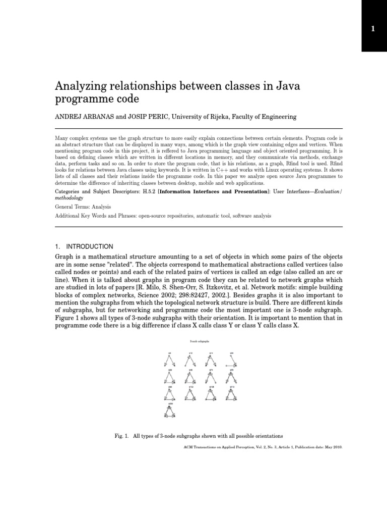 Analyzing Relationships Classes | PDF | Inheritance (Object Oriented ...