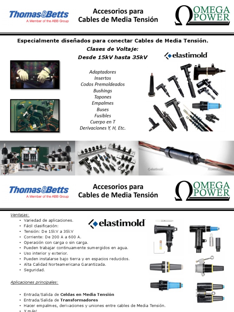Elastimold - Codos Para Media Tensión
