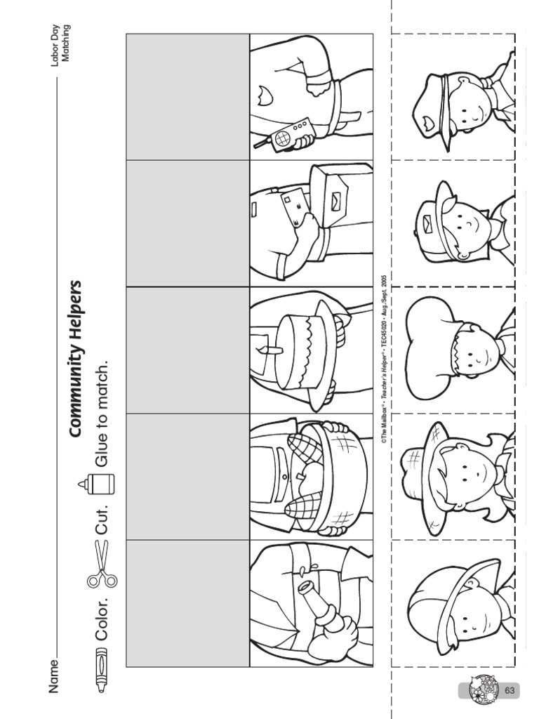 Worksheet Community Helpers | PDF