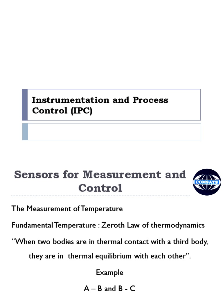 Instrumentation and Process Control (IPC) | PDF | Thermocouple ...