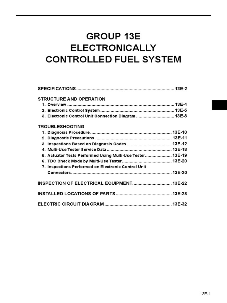 4M4 Gr13E PDF | PDF | Throttle | Fuel Injection