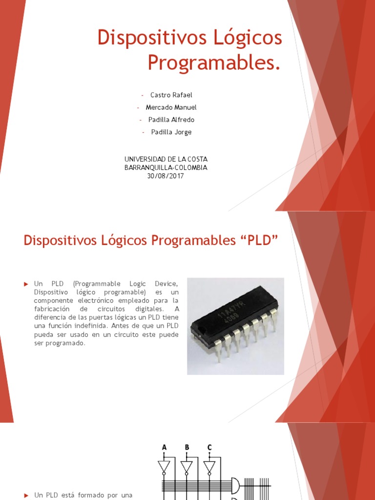 Dispositivos Lógicos Programables | PDF | Arreglos de compuertas lógicas programables en sitio ...