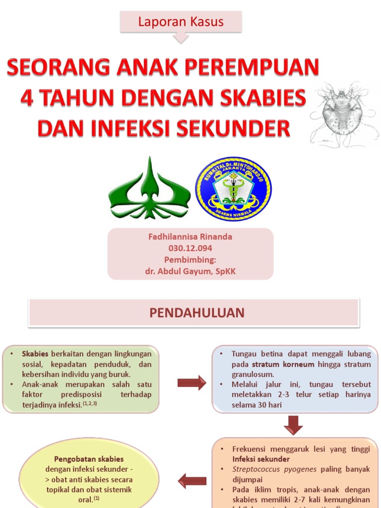 CR Skabies Dengan Infeksi Sekunder DR Gayum | PDF