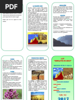 Tríptico Región Costa Ucayali | PDF | Viajes