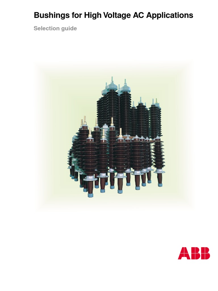 Bushings For High Voltage AC Applications | PDF | Transformer ...
