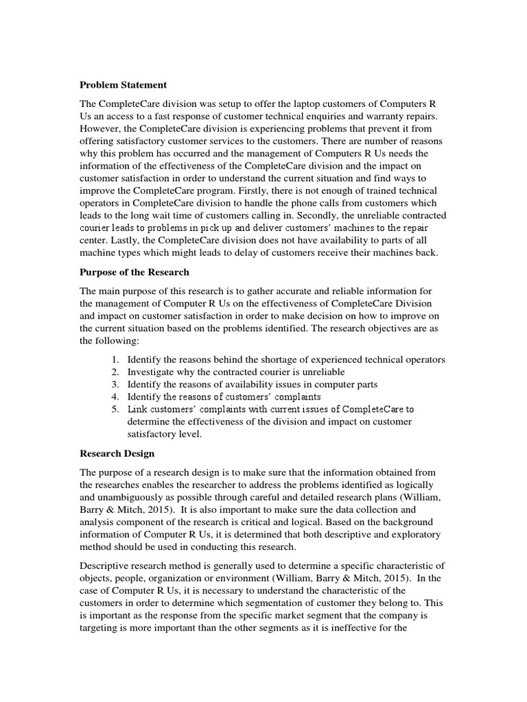 Research Proposal On CompleteCare UON Case Study | PDF | Sampling (Statistics) | Questionnaire