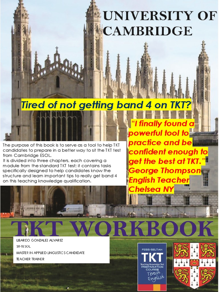 TKT Activity Book For Band4 | PDF | Verb | Noun