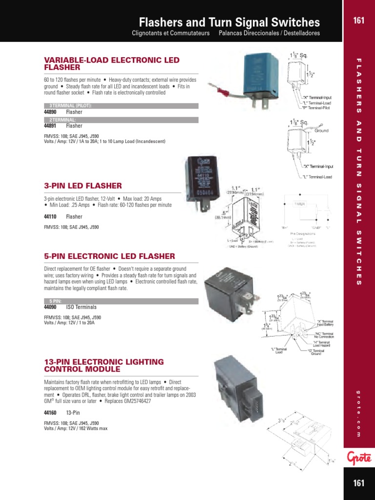 Grote Catalog 2016 Flashers and Turn Signal Switches | PDF | Chevrolet ...