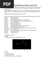Rumus dan Perintah Dasar AutoCAD | PDF | Komputer